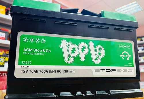 Аккумулятор 70 Ач Topla AGM Stop&Go на Audi