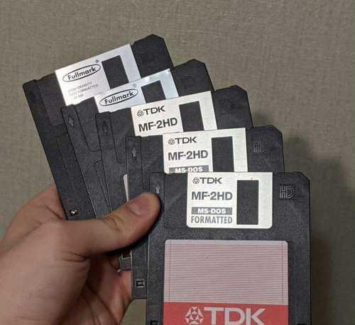 Дискеты 3.5 1.44Mb 5 штук