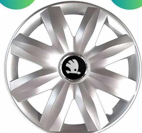 Колпаки R14 221/14 Skoda Гибкие комплект 4 шт