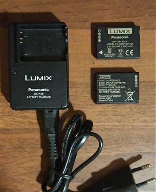 Зарядное устройство Panasonic DE-A66, аккумуляторы