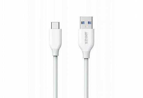 Кабель anker PowerLine USB A3.0 - USB Type-C 60W