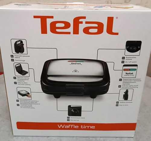 Электровафельница и блинница Tefal