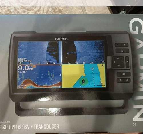 Эхолот Garmin striker plus 9sv датчик gt52hw tm