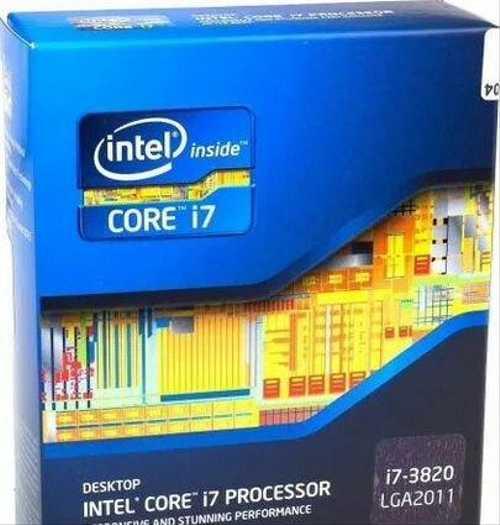 Intel Core i7-3820 LGA2011, 4 x 3800 мгц