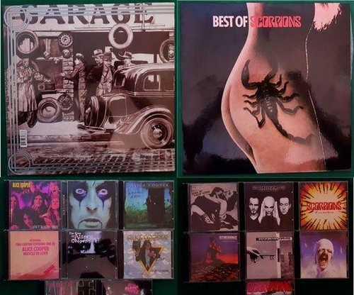 Alice Cooper, Scorpions. Пластинки и CD диски