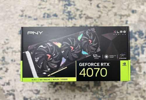 PNY RTX 4070 XLR8 Gaming Новая