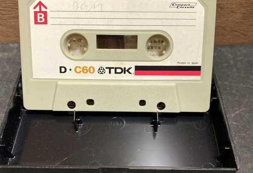 Аудиокассета TDK D C 60 (6265)