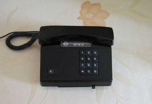 Стильный черный телефон VEF TA-12
