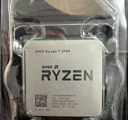 Процессор amd ryzen 7 2700 box   кулер