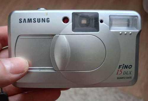 Плёночный фотоаппарат samsung fino 15 dlx