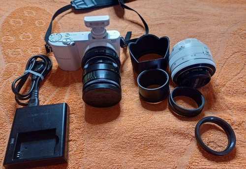 Беззеркальная камера Samsung NX1000 + helios 44-2