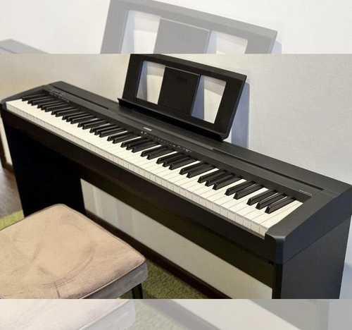 Цифровое пианино yamaha p45   стойка наушники