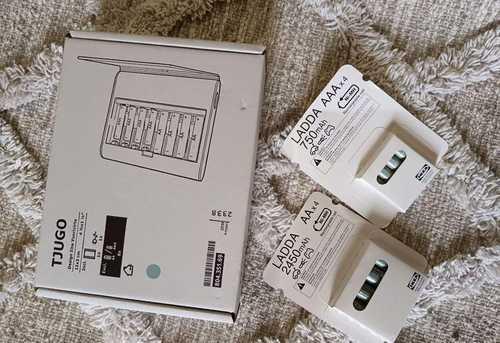 Зарядное устройство IKEA tjugo + ladda аккамулятор