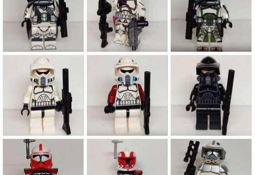 Лего минифигурки клоны аналог звёздные войны