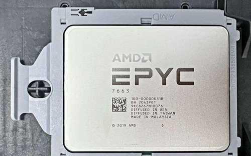 Amd Epyc 7663 56 ядра 2.0-3.5Ghz 256mb 240w
