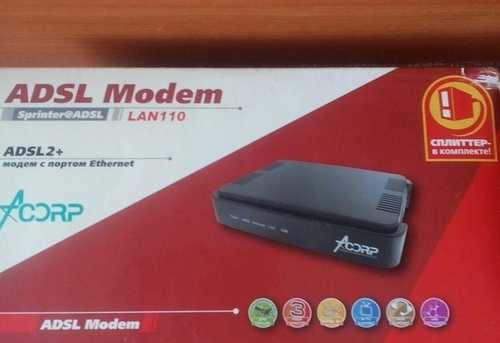 Adsl модем Acorp Lan 110