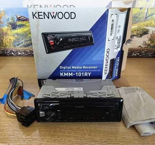 Автомагнитола 1din Kenwood KMM 101 RY