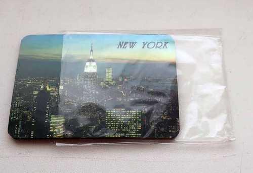 Записная книжка формата визитки New York