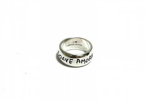 Кольцо Gucci Sterling Silver 'Soave Amore' Ring