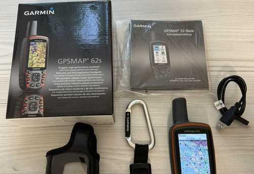 Garmin GpsMap 62s в упаковке, состояние Нового