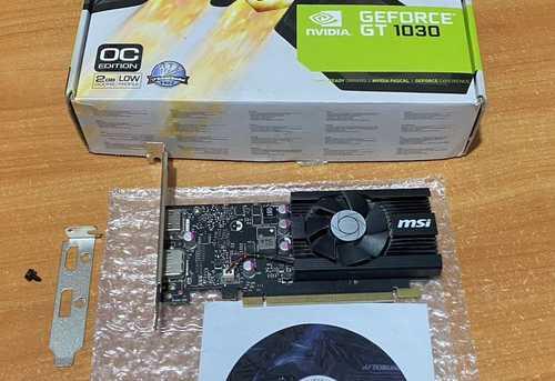 Видеокарта GeForce GT 1030 2gb LP OC