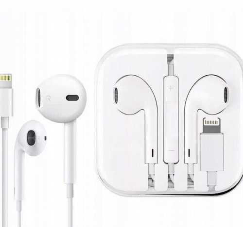 Наушники apple earpods lightning оригинал