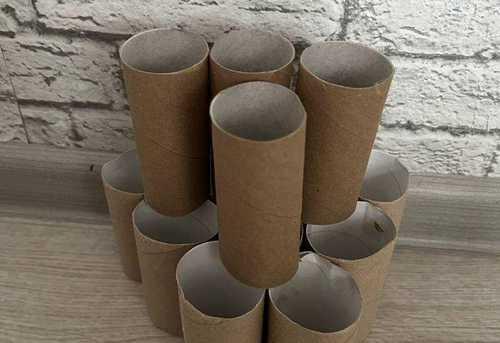 Втулки картонные от туалетной бумаги