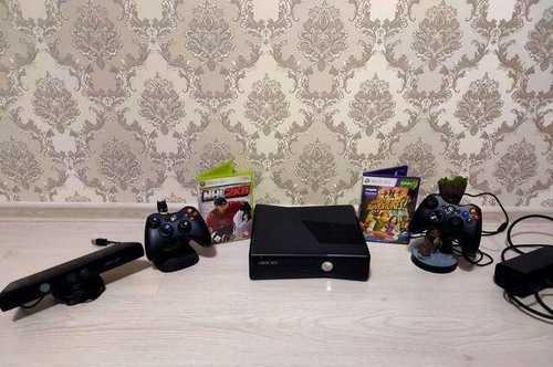 Xbox 360S/2Джостик/Кинект/Игры