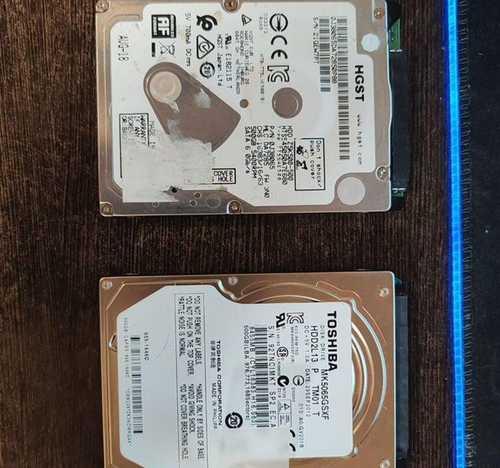 Жесткие диски 2,5" hgst и Toshiba