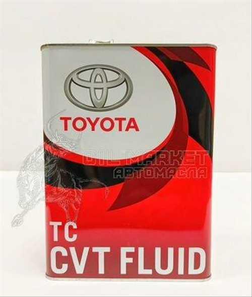 Масло трансмиссионное Toyota CVT fluid TC 4л