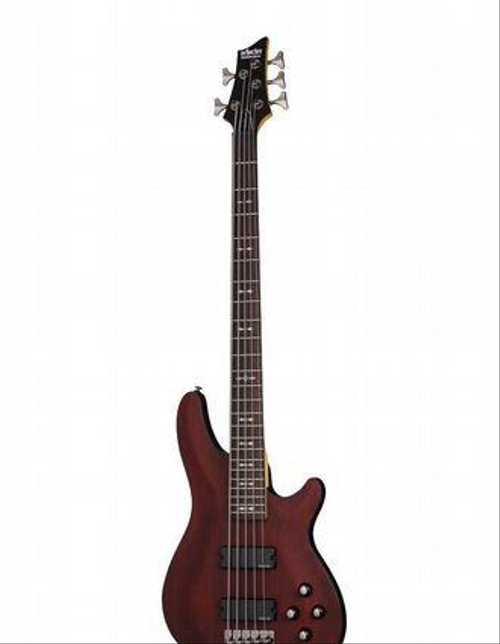 Бас-гитара Schecter omen-5 WSN Бас-гитара пятистру
