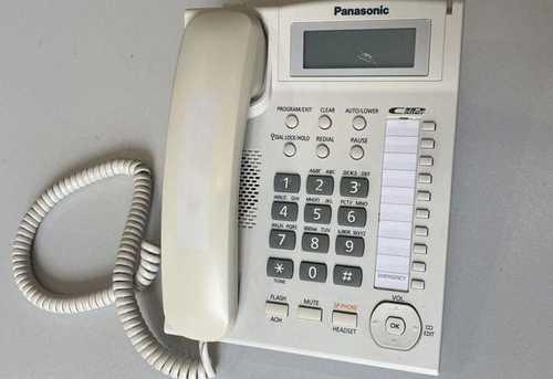 Телефон проводной Panasonic KX-TS2388RUW белый