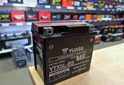 Гелевый аккумулятор AGM Yuasa ytx5l-BS