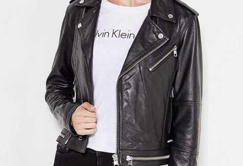 Кожаная куртка косуха Calvin Klein