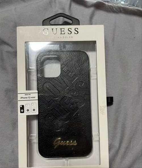 Чехол на iPhone 12 mini guess оригинал