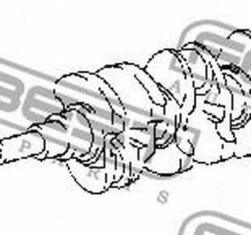 Шкив коленвала 2c / 3ce