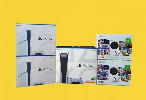 Новая Sony Playstation 5 Slim с дисководом. PS5