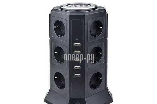 Qumo Power Tower Pro 12SP5U 2м, 12 розеток P-0001