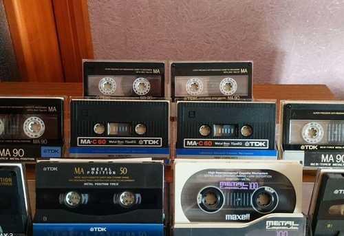 Аудио кассеты (Type IV Metal,50,60,90,100) набором