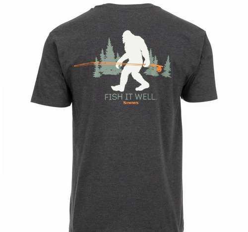 Футболка Simms Sasquatch T-Shirt (Charcoal)