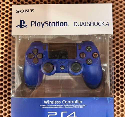 Новый Геймпад PS4 Dualshock 4 v.2 Wave Blue