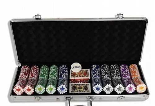 Покерный набор 500 фишек в кейсе