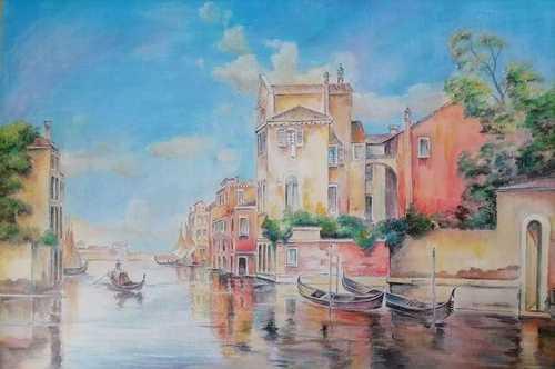 Картина акрилом Венеция