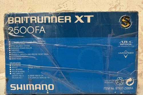 Катушка Shimano Baitrunner XT 2500FA