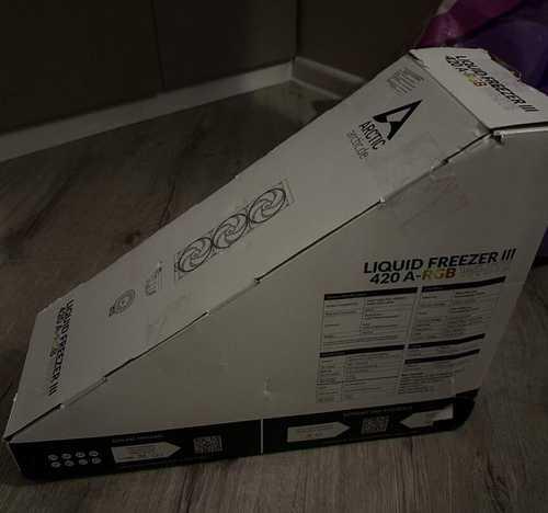 Arctic liquid freezer iii 420 a rgb white