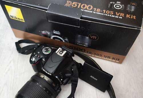 Nikon d5100 с объективом 18-105
