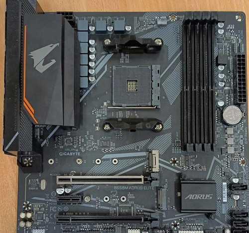 Материнская плата Gigabyte b550m aorus elite