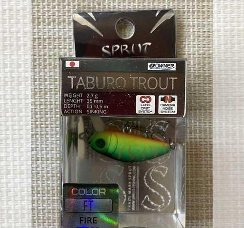 Воблер Sprut Taburo Trout 35S (2.7г) FT