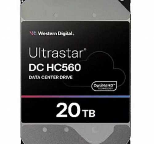 HDD WD SAS Server 20Tb Ultrastar DC HC560 7200 12Gb/s 256MB WUH722020BL5204