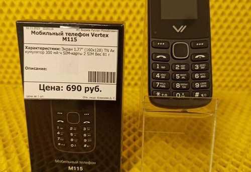 Мобильный телефон Vertex М115 (пд24)